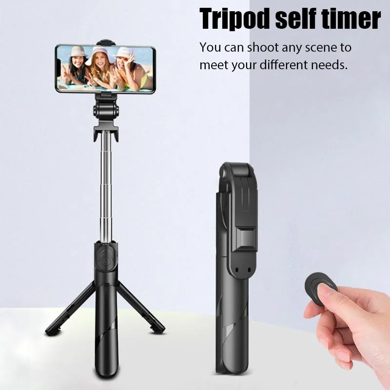 Jual Tripod Bluetooth XT-02 Remote Shutter Tongsis remote selfie stick ...