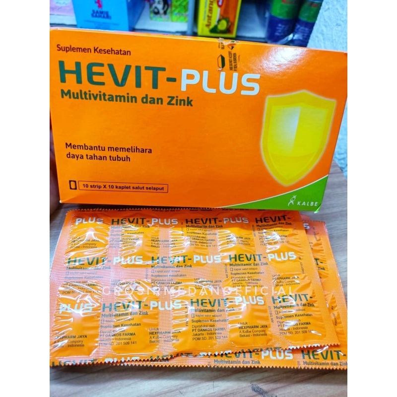 Jual HEVIT PLUS MULTIVITAMIN DAN ZINC - HEVIT PLUS MEMELIHARA DAYA ...
