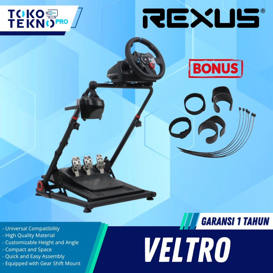 Jual Rexus Veltro RSS-01 / RSS01 Steering Wheel Stand Racing Simulator ...
