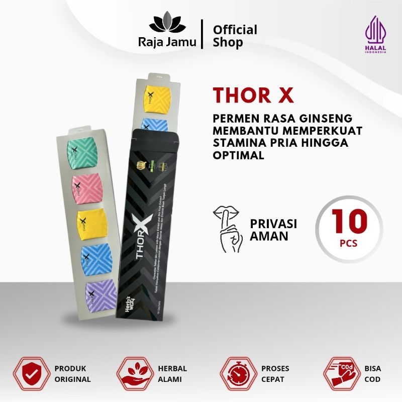 Jual THORX Permen Stamina Pria Premium | THOR X Candy | Permen THOR-X ...