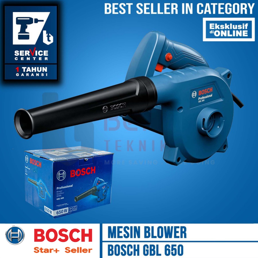 Jual Bosch Mesin Tiup Udara Listrik GBL 650 Blower GBL650 650 Watt ...