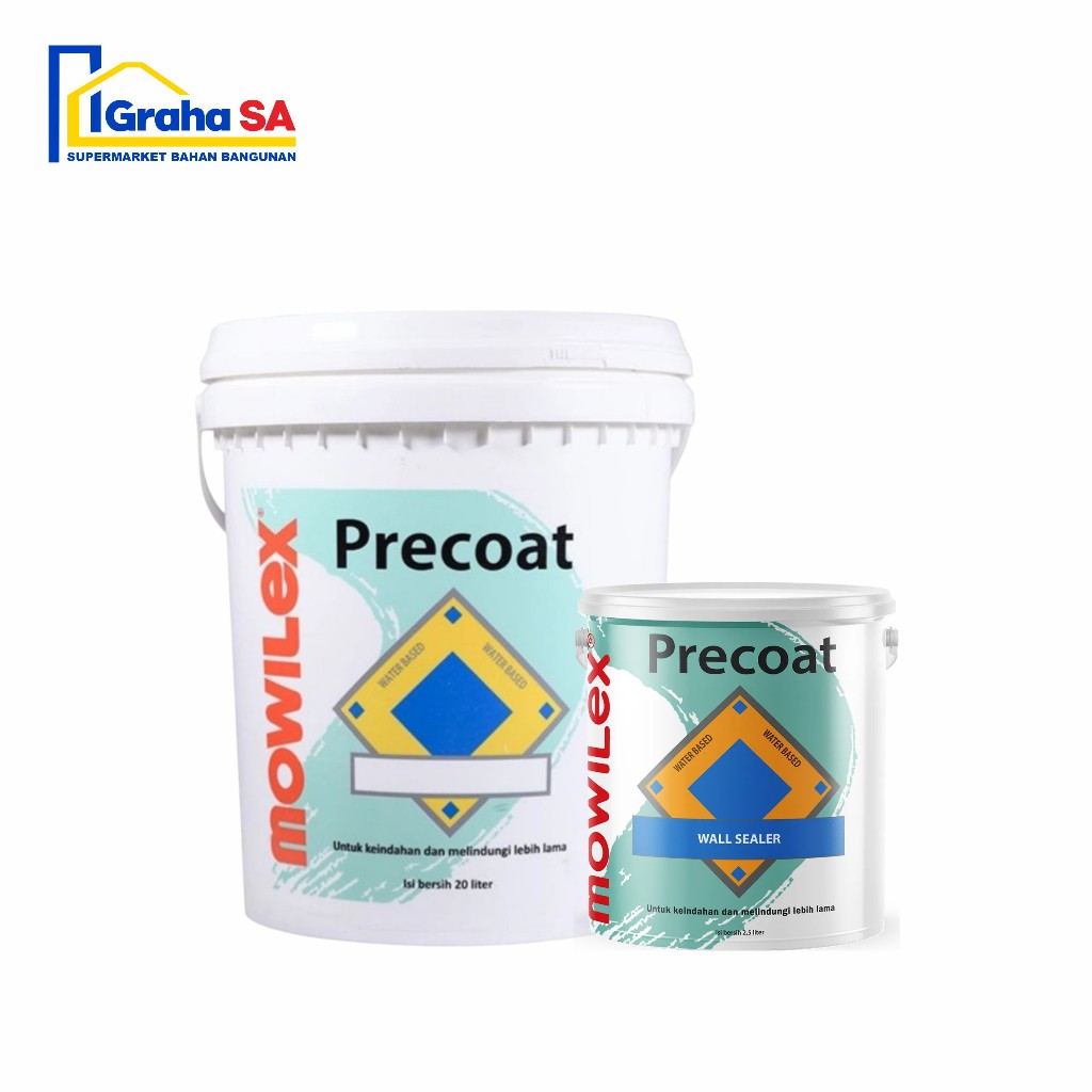 Jual MOWILEX PRECOAT WALL SEALER 2.5L & 20L | Shopee Indonesia