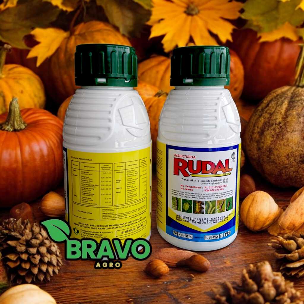Jual INSEKTISIDA RUDAL 25 EC - RACUN KONTAK & LAMBUNG BASMI ULAT 500 ML ...
