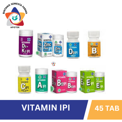 Jual VITAMIN IPI / VIT A / VIT B12 / VIT B COMPLEX / VIT D3 / VIT E ...