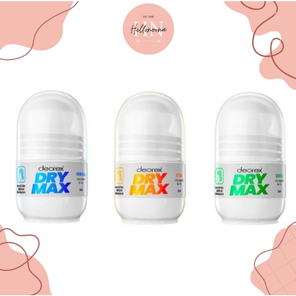 Jual DEOREX - DryMax Orginal | Gentle | Extra | Clinical AntiPerspirant ...