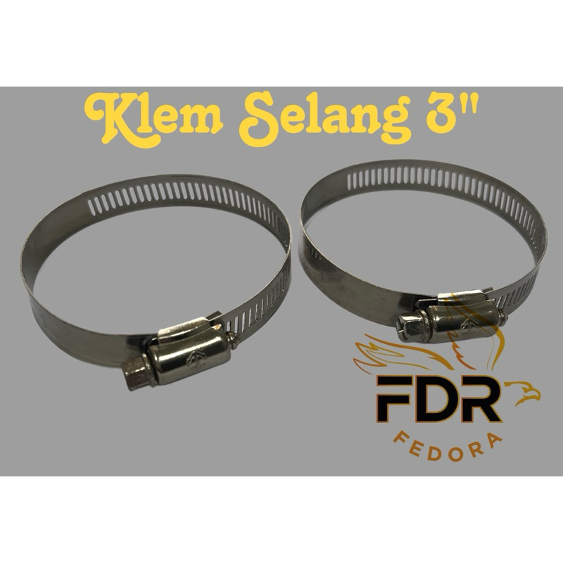Jual Klem Selang 3”/Clamp Hose 3”/Klem 3” | Shopee Indonesia