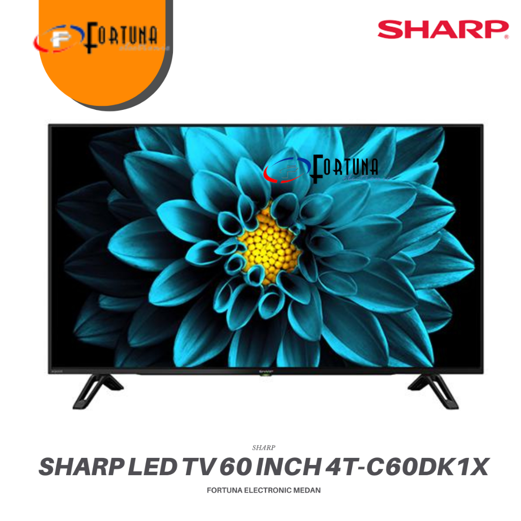 Jual SHARP AQUOS 60 INCH 4K UHD ANDROID TV 4TC60DK1X | Shopee Indonesia