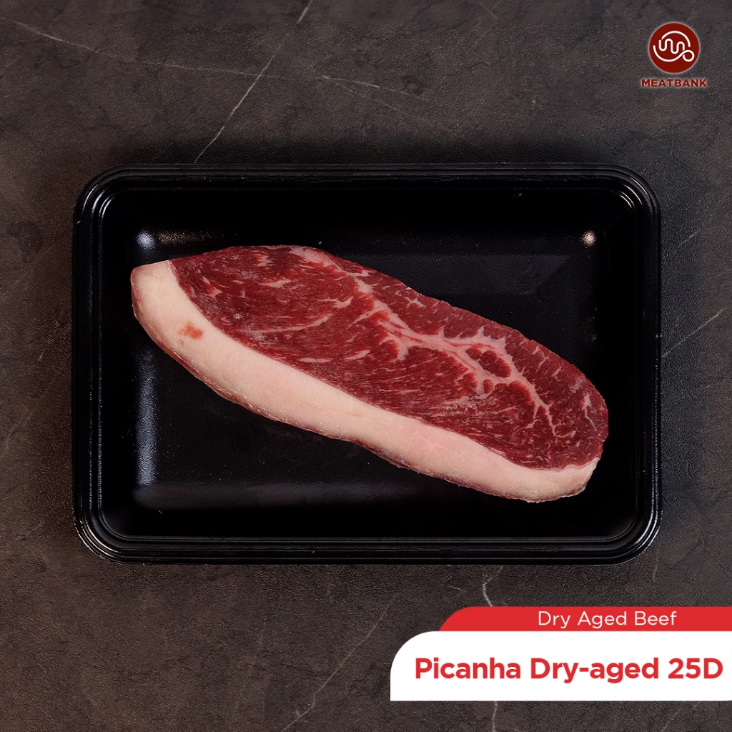 Jual MEATBANK DRY AGED PICANHA ANGUS Rump Cap Top Sirloin Wagyu Steak ...