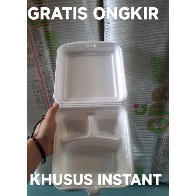 Jual FOAM STEROFOAM NASI SEKAT - GPS FOAM NASI SEKAT TEBAL ISI 100PCS ...