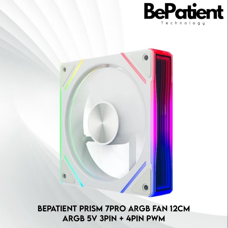 Jual BePatient PRISM 7PRO ARGB Fan 12cm 5V 3PIN + 4PIN PWM | Shopee Indonesia