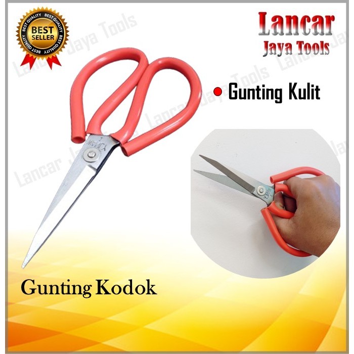 Jual Gunting kodok 8 inci besi kain kulit seng garment serbaguna ...