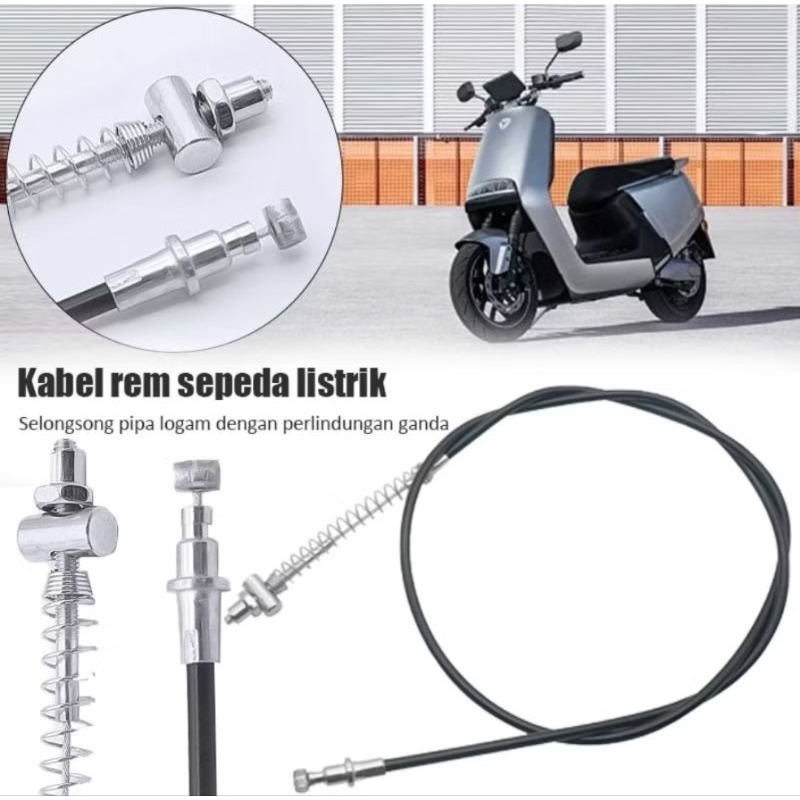 Jual Kabel Rem Sepeda Listrik Muka / Belakang | Shopee Indonesia