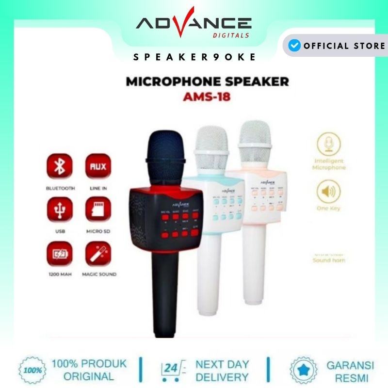 Jual mic bluetoth advance ams 18 | Shopee Indonesia