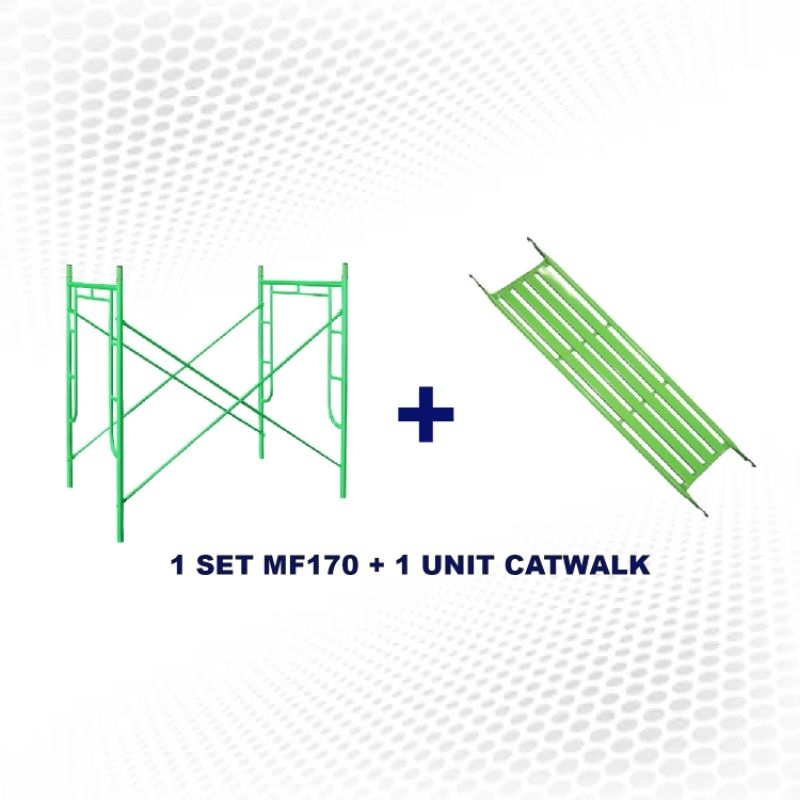 Jual Set Scaffolding 170 Dan Catwalk / Pijakan 1 set Steger Besi ...