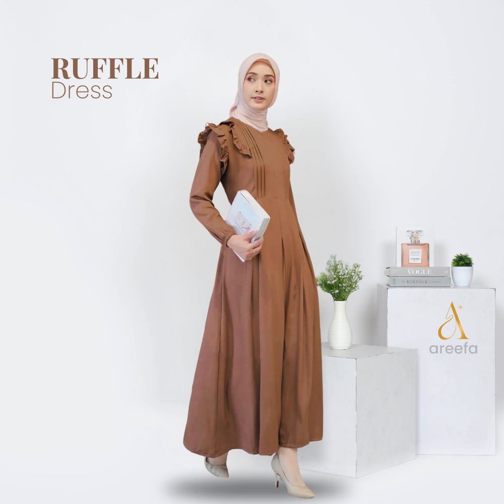 Jual Areefa - Dress Gamis Remaja Kondangan Terbaru Simple Elegan OOTD ...