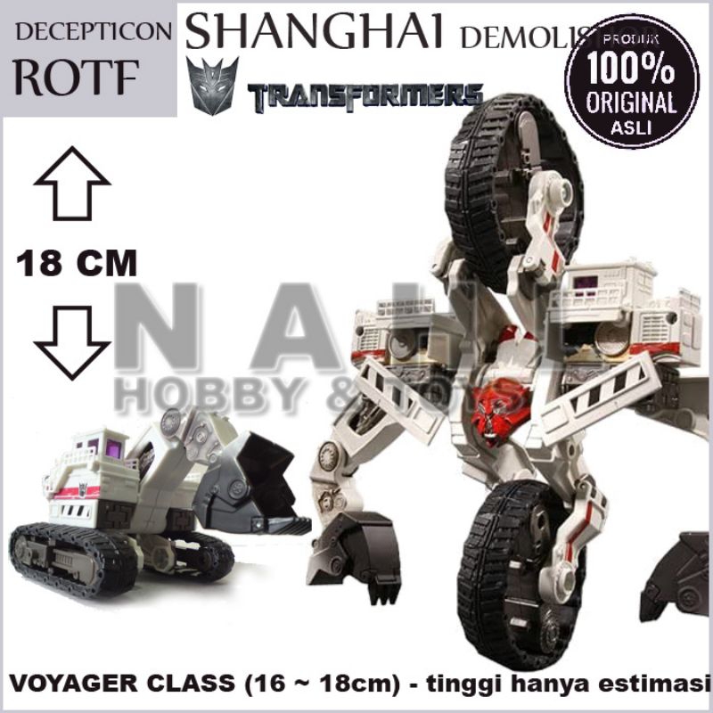 Jual Robot Transformers ROTF DECEPTICON SHANGHAI DEMOLISHOR - Voyager ...