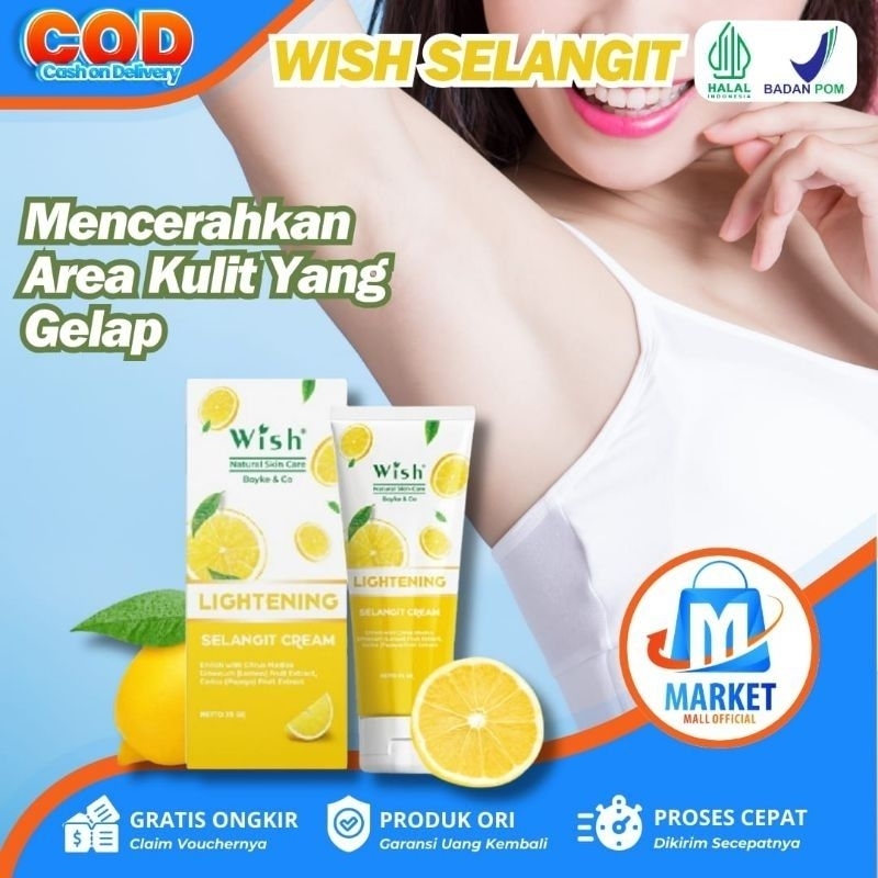 Jual Wish LIGHTENING SELANGIT CREAM MENGATASI AREA TUBUH YANG MENGHITAM WISH LIGHTENING CREAM ...