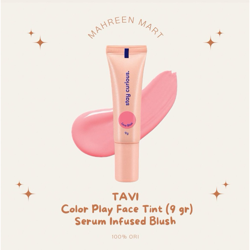 Jual TAVI Color Play Face Tint 9 g - Serum Infused Blush | Shopee Indonesia