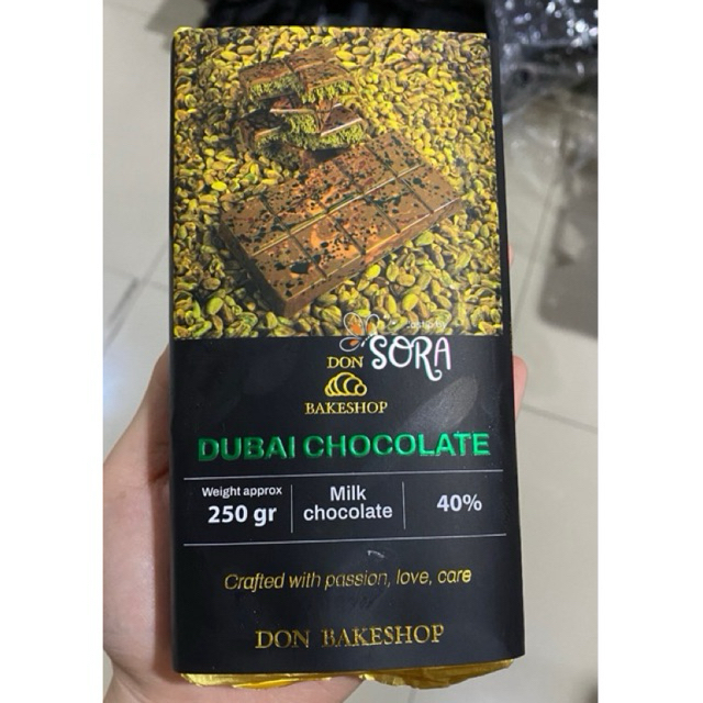 Jual [READY] DUBAI CHOCOLATE DON BAKESHOP KUNAFA PISTACHIO | Shopee Indonesia
