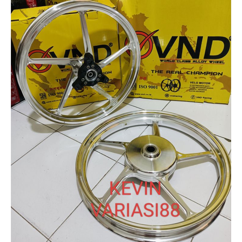 Jual VELG RACING VND AK 55 RING 17 AEROX OLD/AEROX NEW UK 1.6*17/1.85*17 ORIGINAL VND | Shopee ...