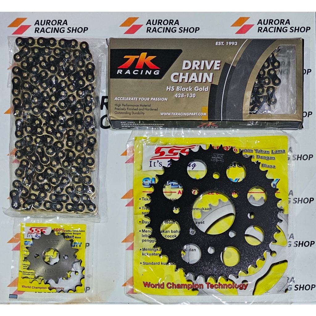 Jual GEAR SET SSS BLACK SUZUKI SATRIA FU 150 OLD / BARONG / FU 150 NEW ...