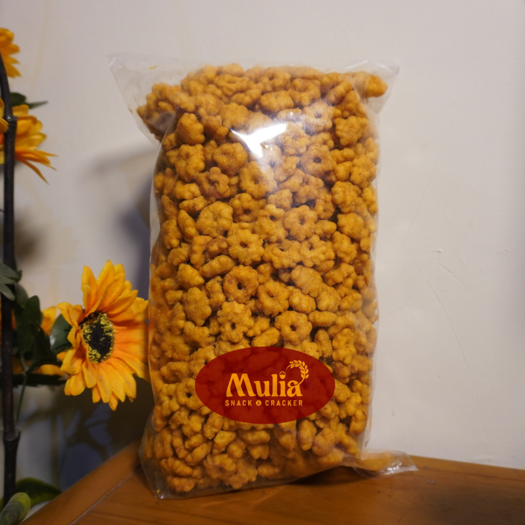 Jual Pilus sakura ribut PEDAS/ snack ribut jajan jadul 1 Kilogram ...