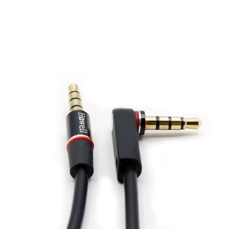 Jual Aux TRRS Audio Cable L Gold Plated 3.5 Male Lurus to 3.5 Male Siku ...
