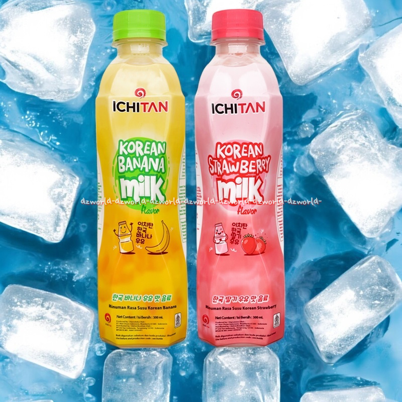 Jual Ichitan 300ml Korean Banana Strawbery Milk Flavour Minuman Rasa Susu Korean Banana ...