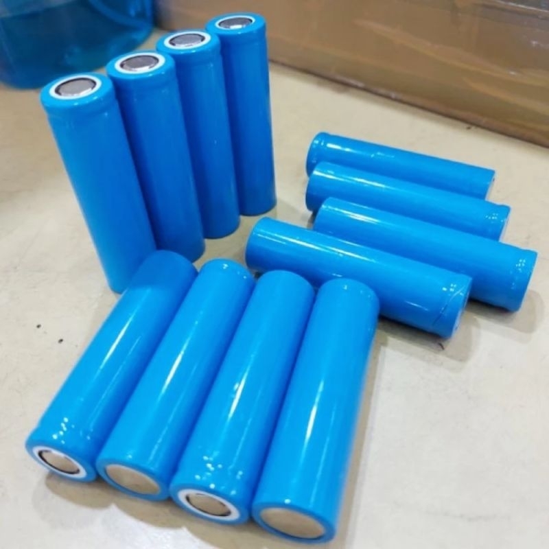Jual BATERAI RECHARGEABLE ISI ULANG 18650 3 7V LI-ION KIPAS ANGIN MINI ...