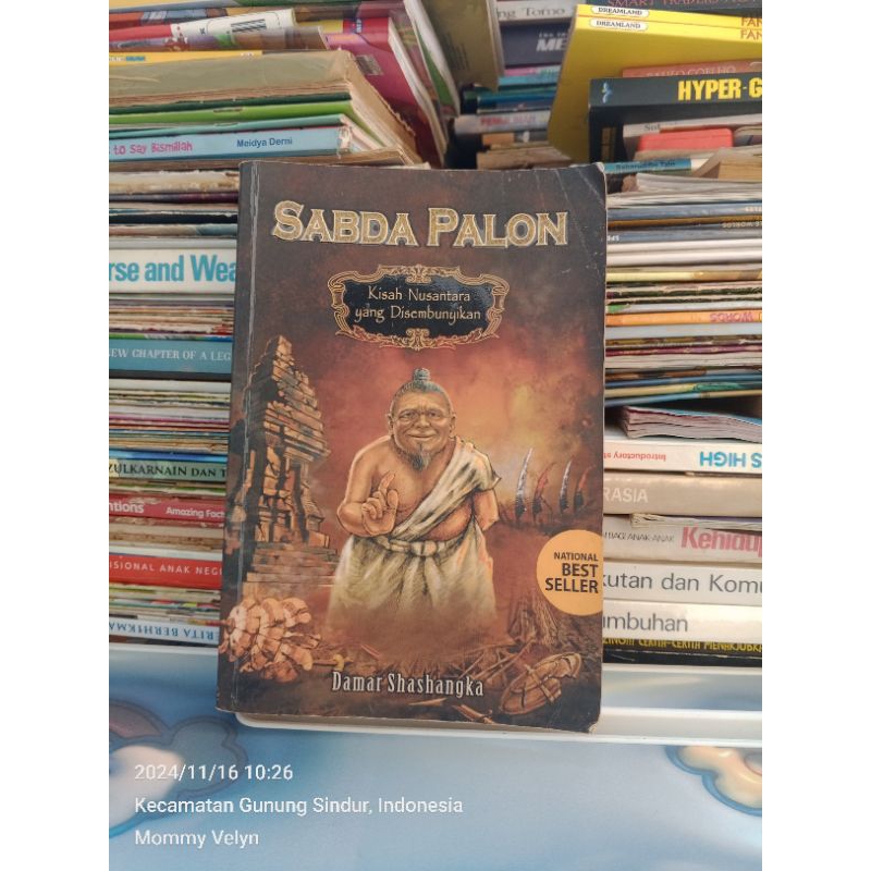 Jual SABDA PALON.KISAH NUSANTARA YANG DISEMBUNYIKAN | Shopee Indonesia