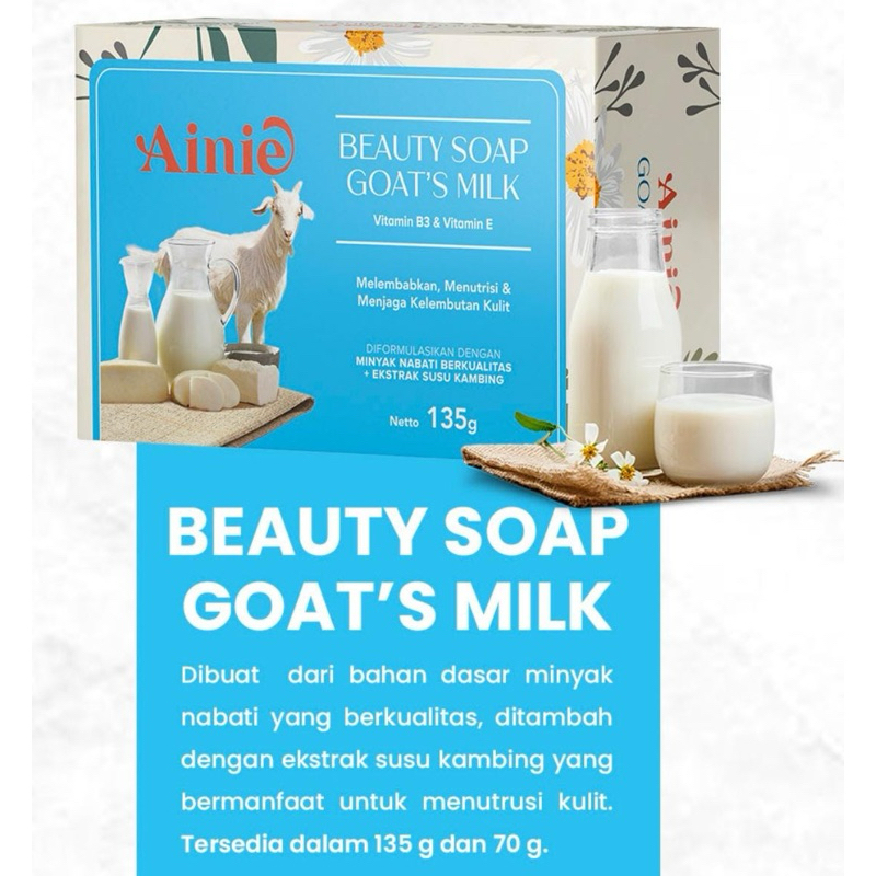 Jual Sulawesi Utara Ainie beauty soap goat's milk (70gr/135gr) | Shopee ...