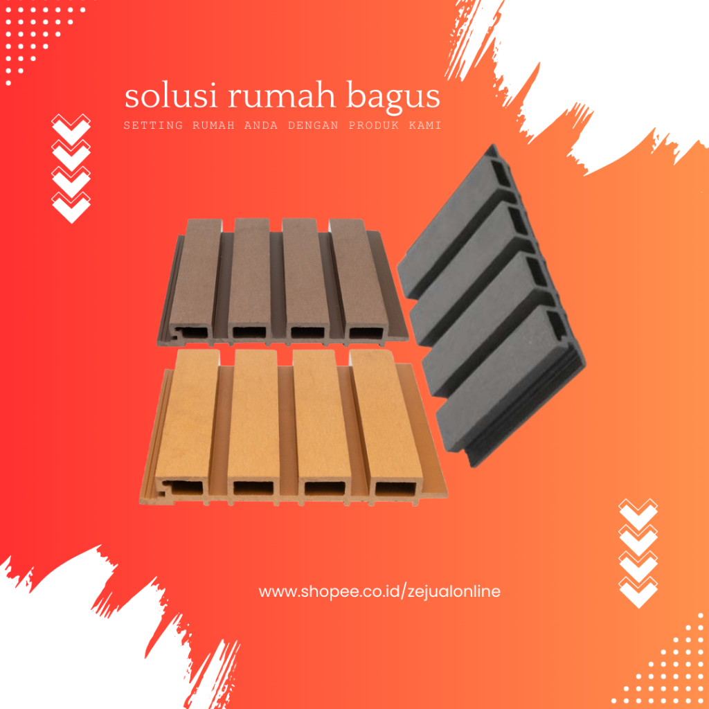 Jual WPC Outdoor Termurah | Wood Panel Dinding Outdoor | Wall Cladding ...