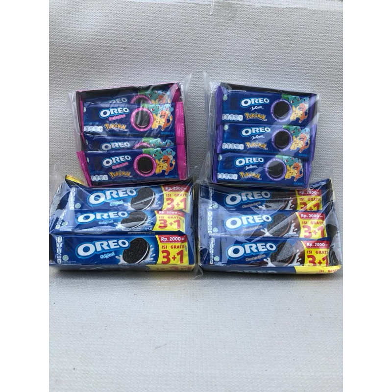 Jual Oreo Aneka Rasa 1 Box (12 pcs) – Varian Lengkap! Coklat ...