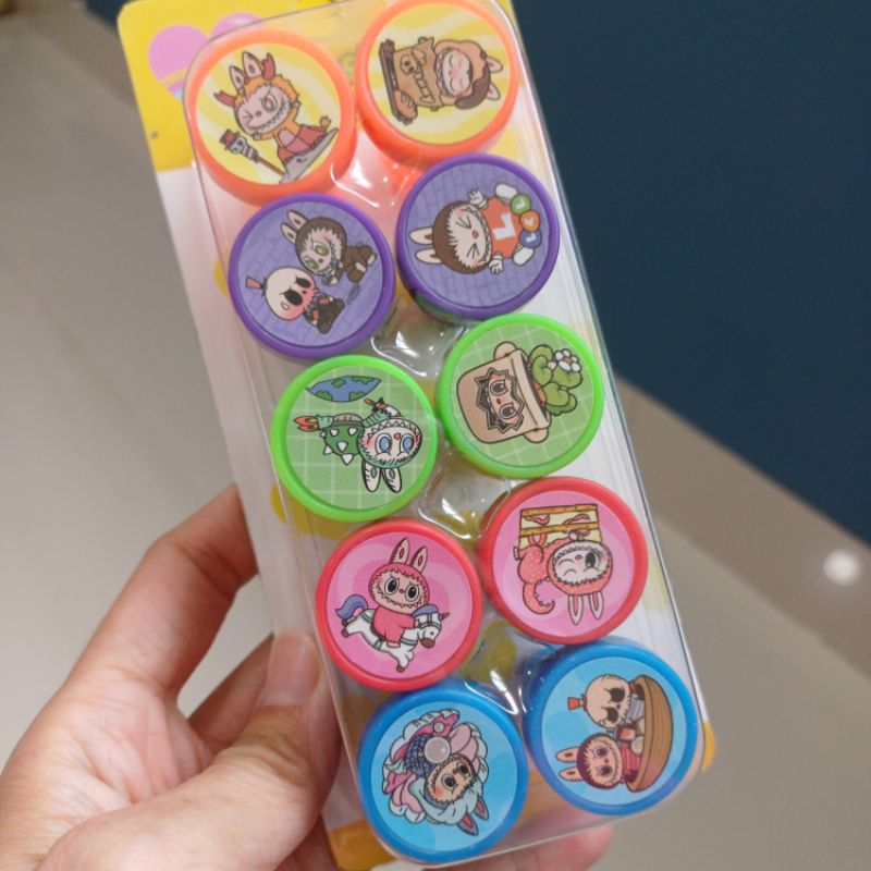 Jual Stempel sanrio set isi 10 Labubu cinnamoroll my melody pompompurin ...