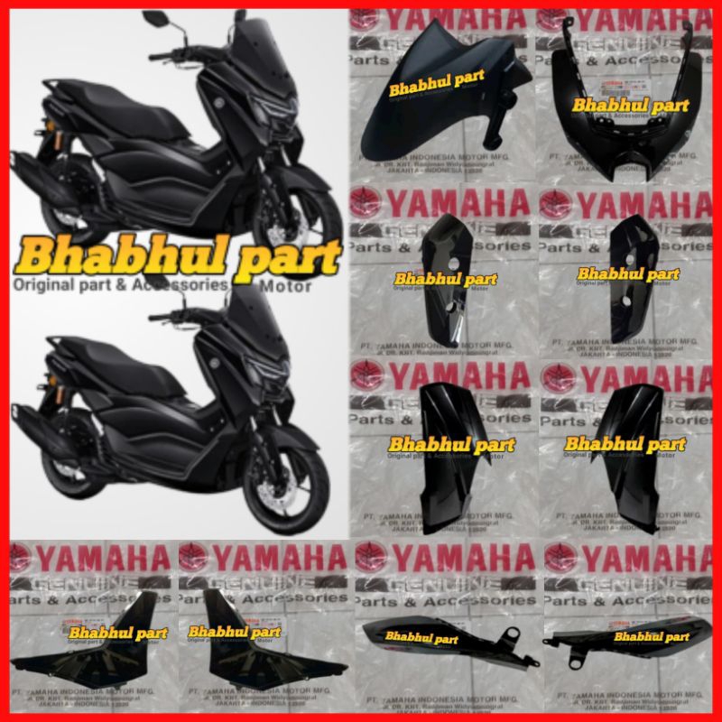 Jual COVER SIDE, BODY HALUS NMAX NEO S N NMAX TURBO HITAM GLOSSY ...