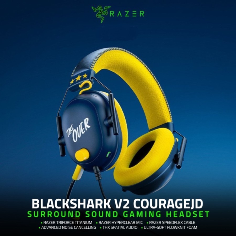 Jual Razer Blackshark V2 Courage JD Edition Gaming Headset | Shopee ...