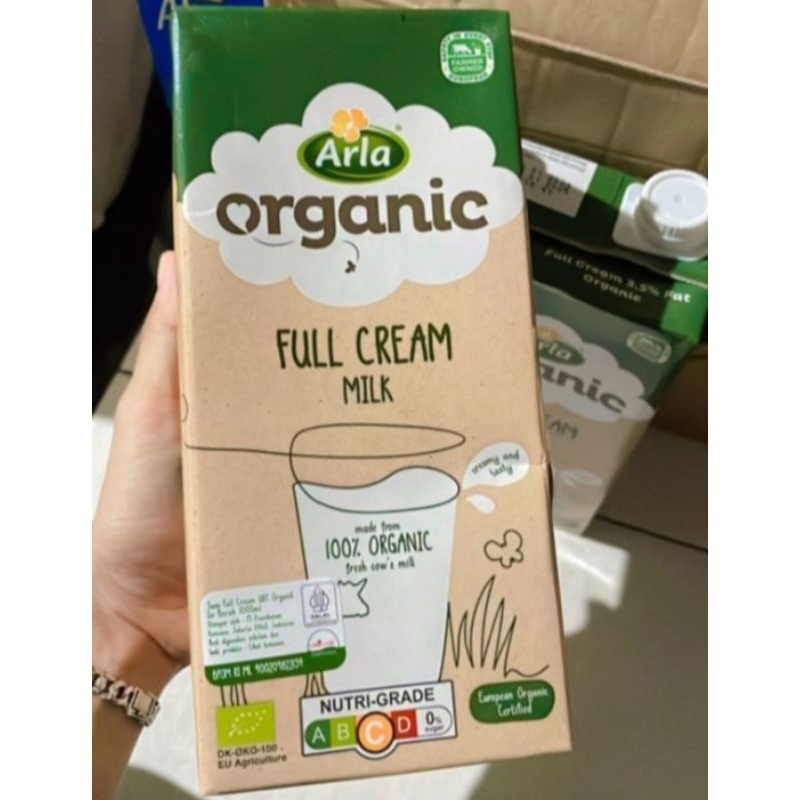 Jual Arla Organic Full Cream UHT Milk 1000ml 1 Liter | Shopee Indonesia
