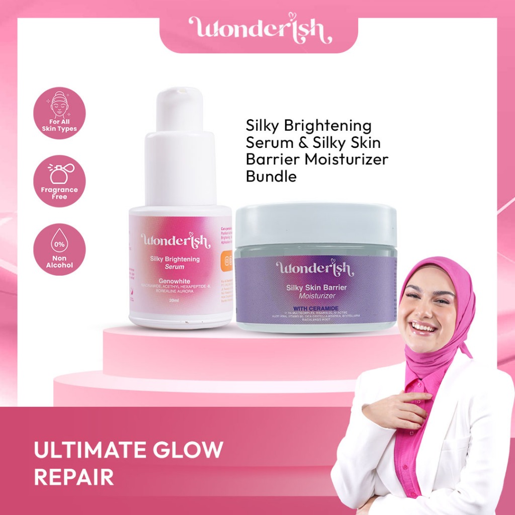 Jual Wonderish Ultimate Glow Repair Silky Brightening Serum & Silky ...