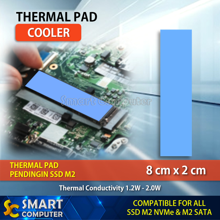 Jual Thermal Pad Cooler SSD M2 NVMe M2 Sata NGFF Pendingin Processor ...