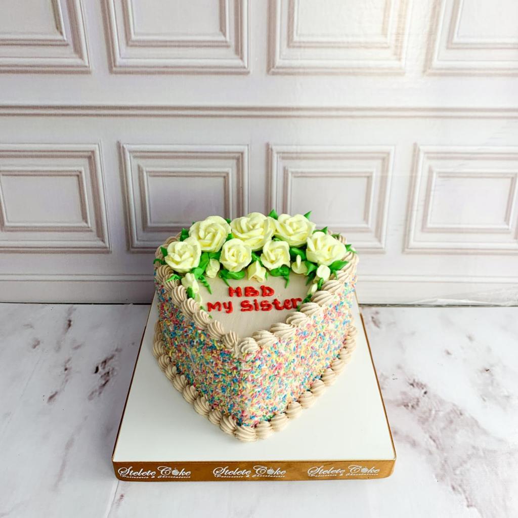 Jual Kue Ulang Tahun/Birthday Cake/Kue Ultah Tema Love/Love Cake/Kue ...