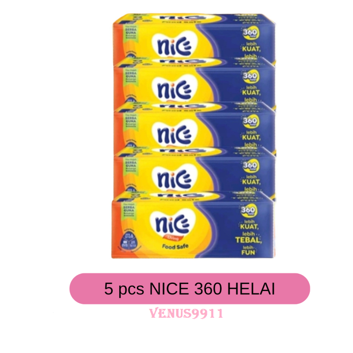 Jual TISSUE NICE 5 PACK 180SHEET | Shopee Indonesia