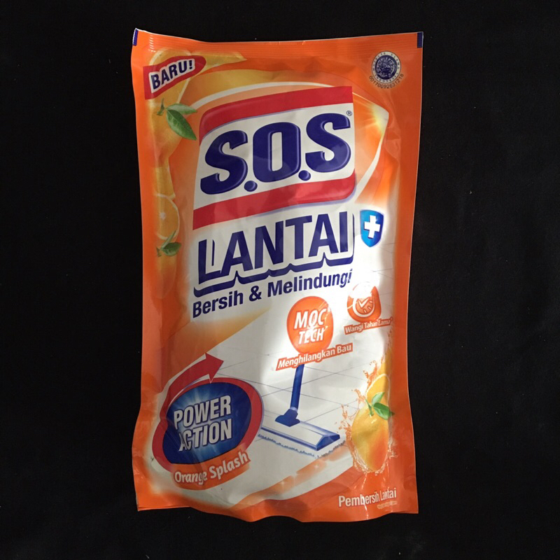 Jual SOS SPLASH ORANGE PEMBERSIH LANTAI 750ml | Shopee Indonesia