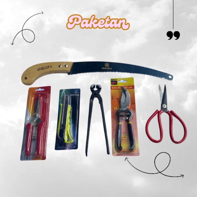 Jual Paket Alat Bonsai Hemat Dan Murah Kualitas Premium - Gergaji ...