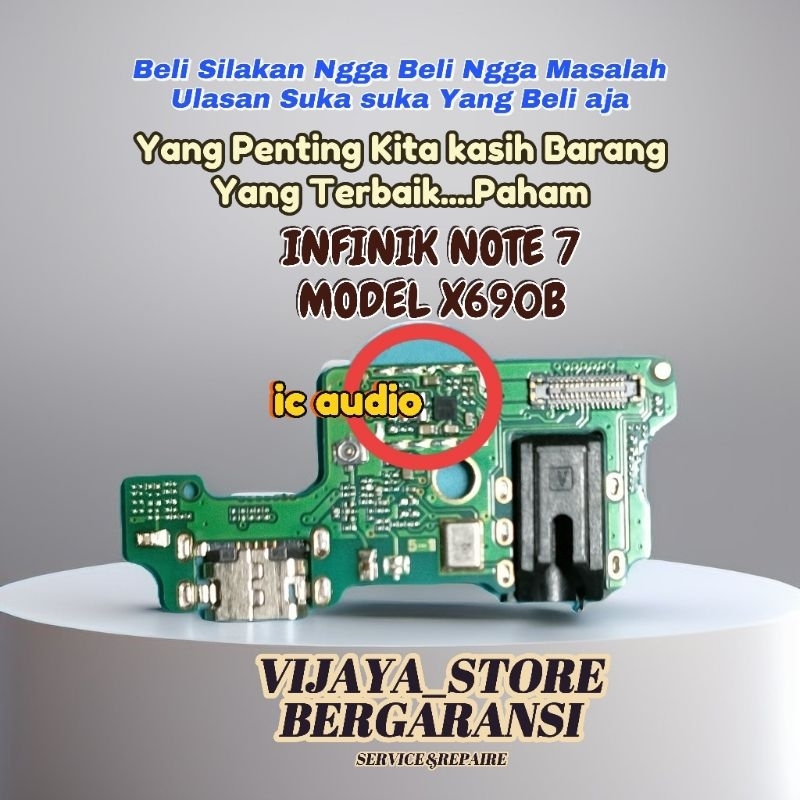 Jual Konektor Cas Papan Konektor Cas Mic Infinik Note 7 Seri Hp X690B | Shopee Indonesia