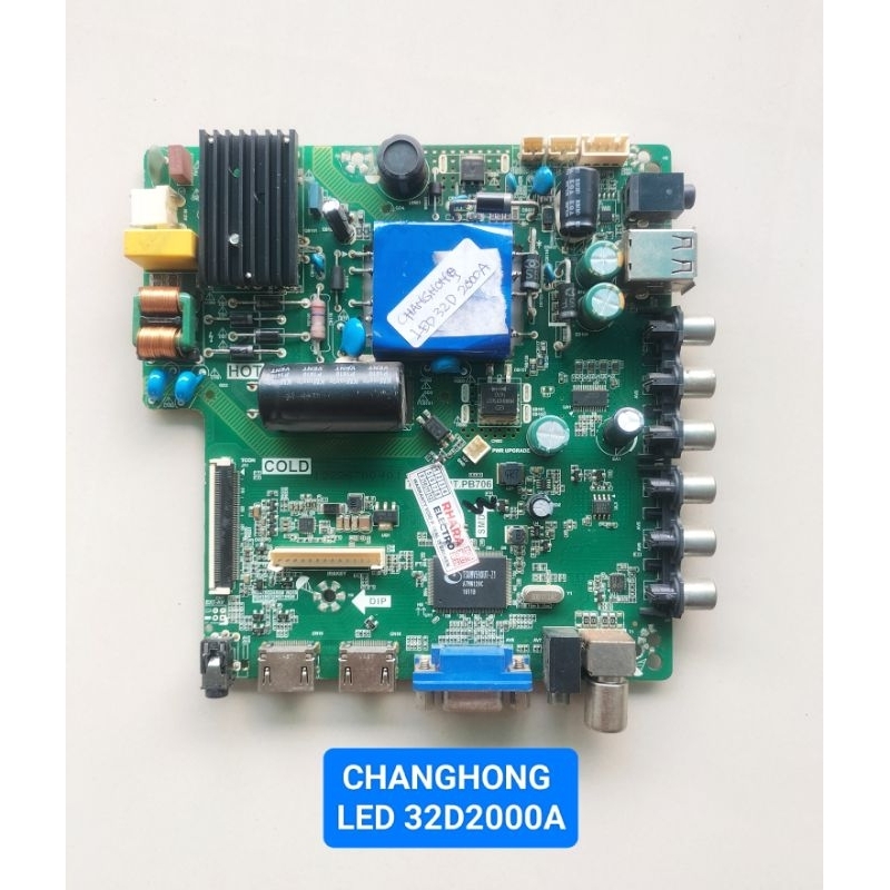 Jual MB CHANGHONG LED 32D2000A MAINBOARD MOBO PSU POWER SUPLY REGULATOR ...