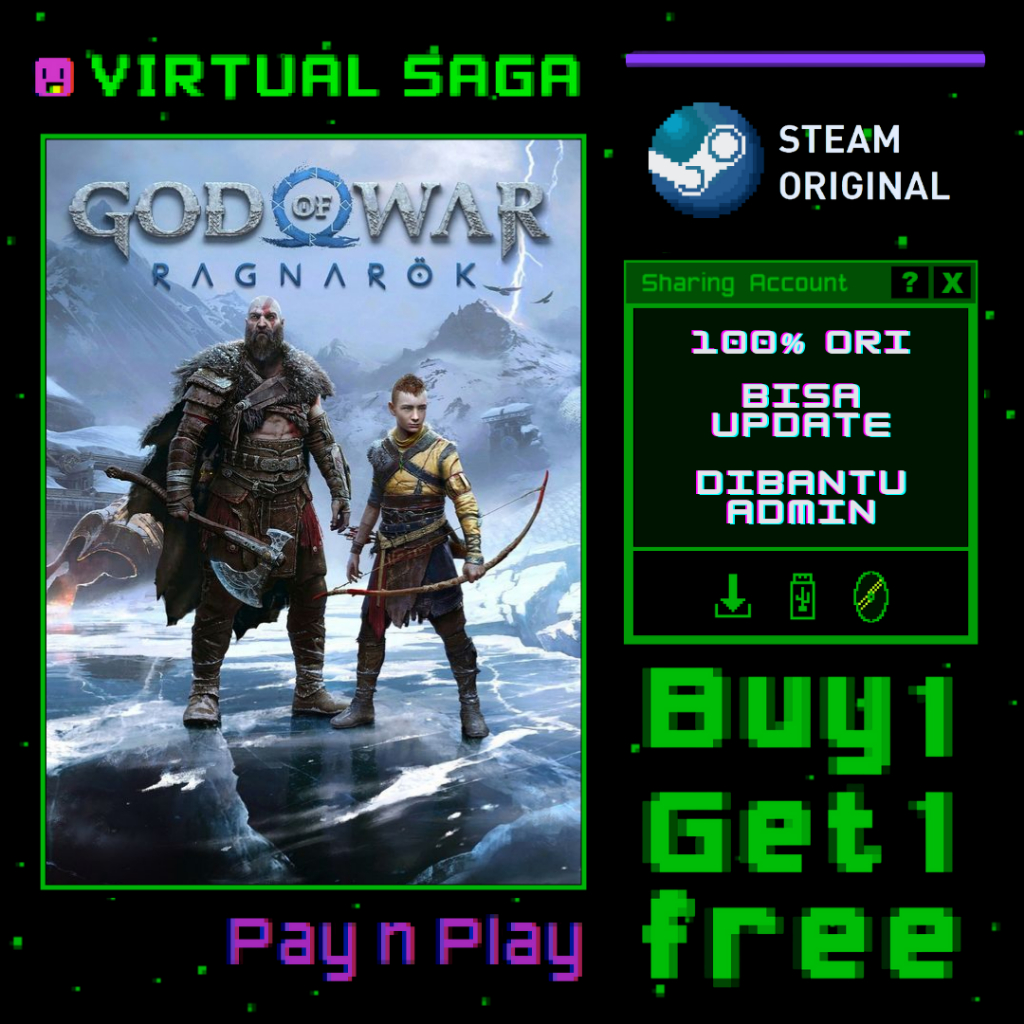 Jual God of War Ragnarok Steam Sharing PC Game GOW 5 | Shopee Indonesia