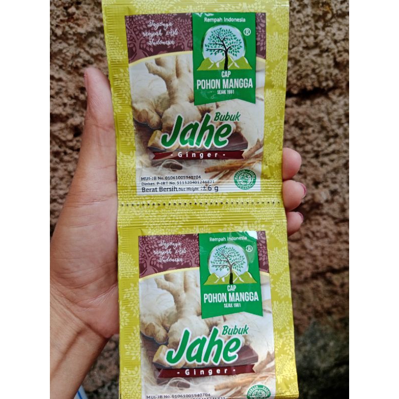 Jual Bubuk Jahe Cap Pohon Mangga 1 Renceng isi 12 sachet | Shopee Indonesia