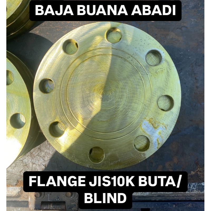 Jual FLANGE BESI BUTA JIS10k STD 6” - FLANGE blind CARBONSTEEL 10k ...