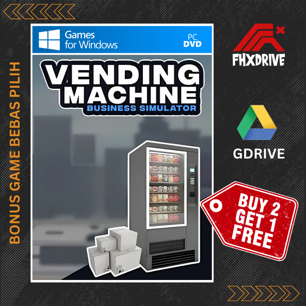 Jual VENDING MACHINE BUSINESS SIMULATOR | BELI 2 GRATIS 1 | GAME PC | Shopee Indonesia