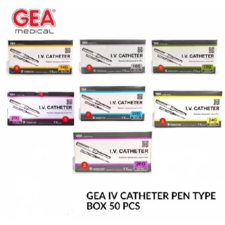 Jual Gea IV catheter intravenous catheter Abocat Box | Shopee Indonesia